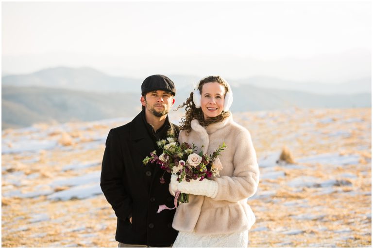 Winter Max Patch Elopement | Melissa and Jamie ~ Elope Outdoors