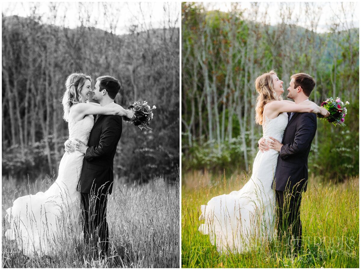 Elopement at Paint Rock Farm ~ Hot Springs NC ~ Elope Outdoors
