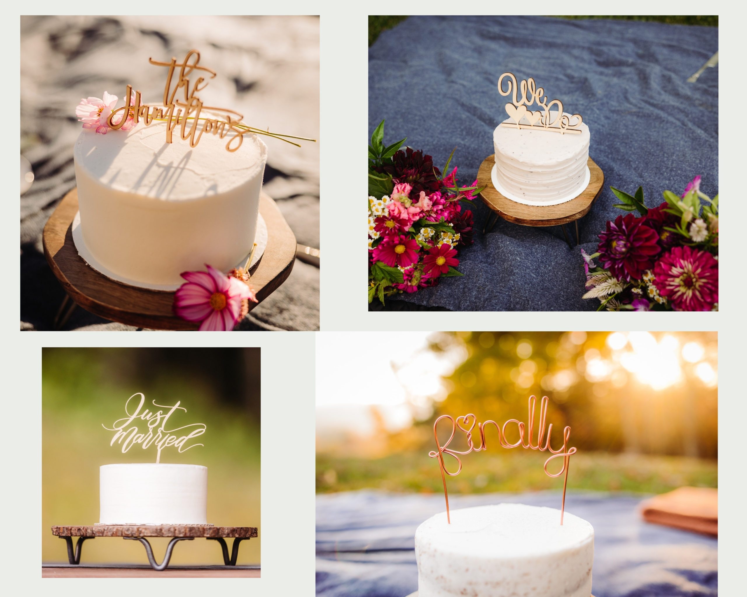 Cake Toppers Elopements ~ Elope Outdoors