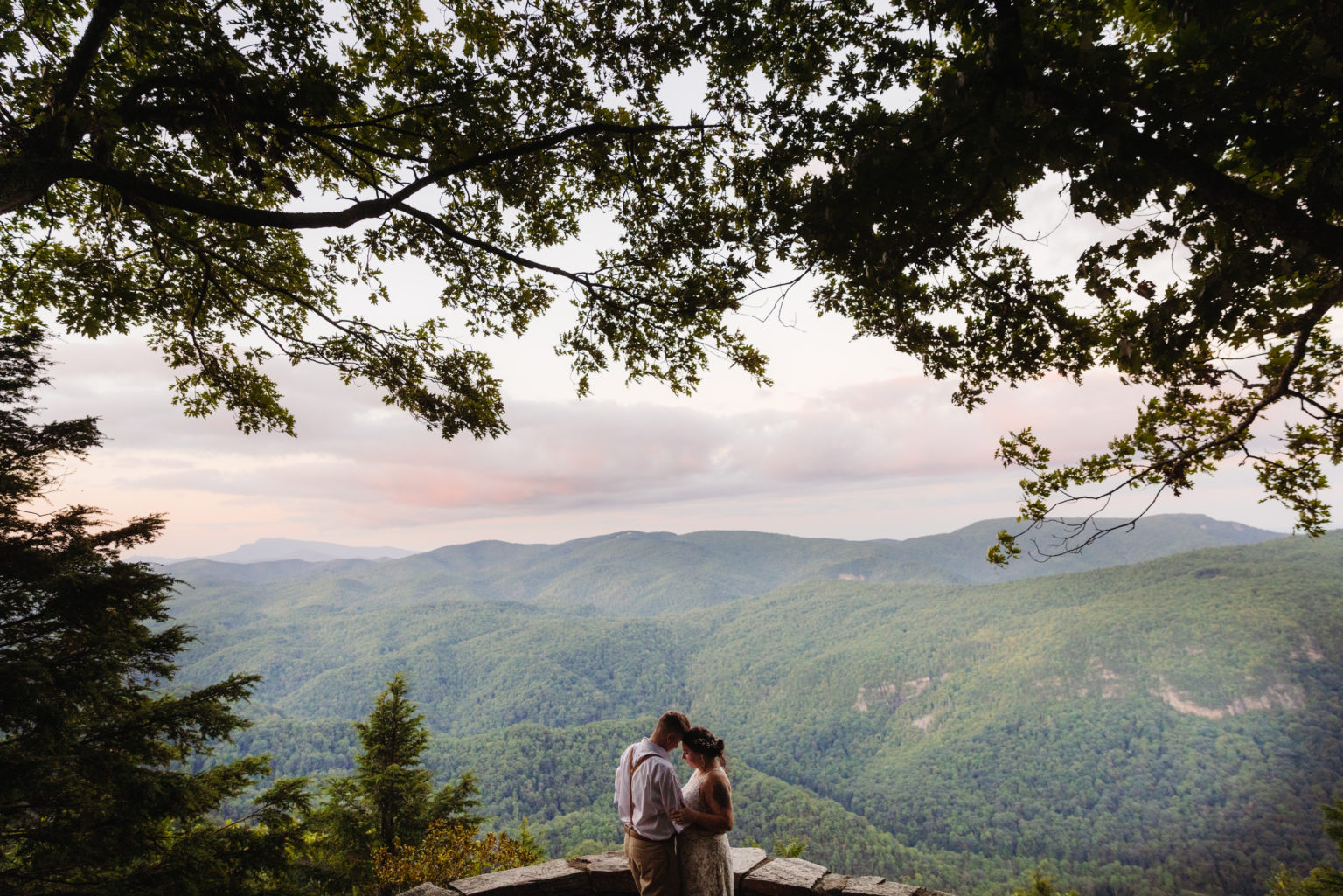 Chestoa View Overlook - North Carolina Elopement "Vista with Views ...