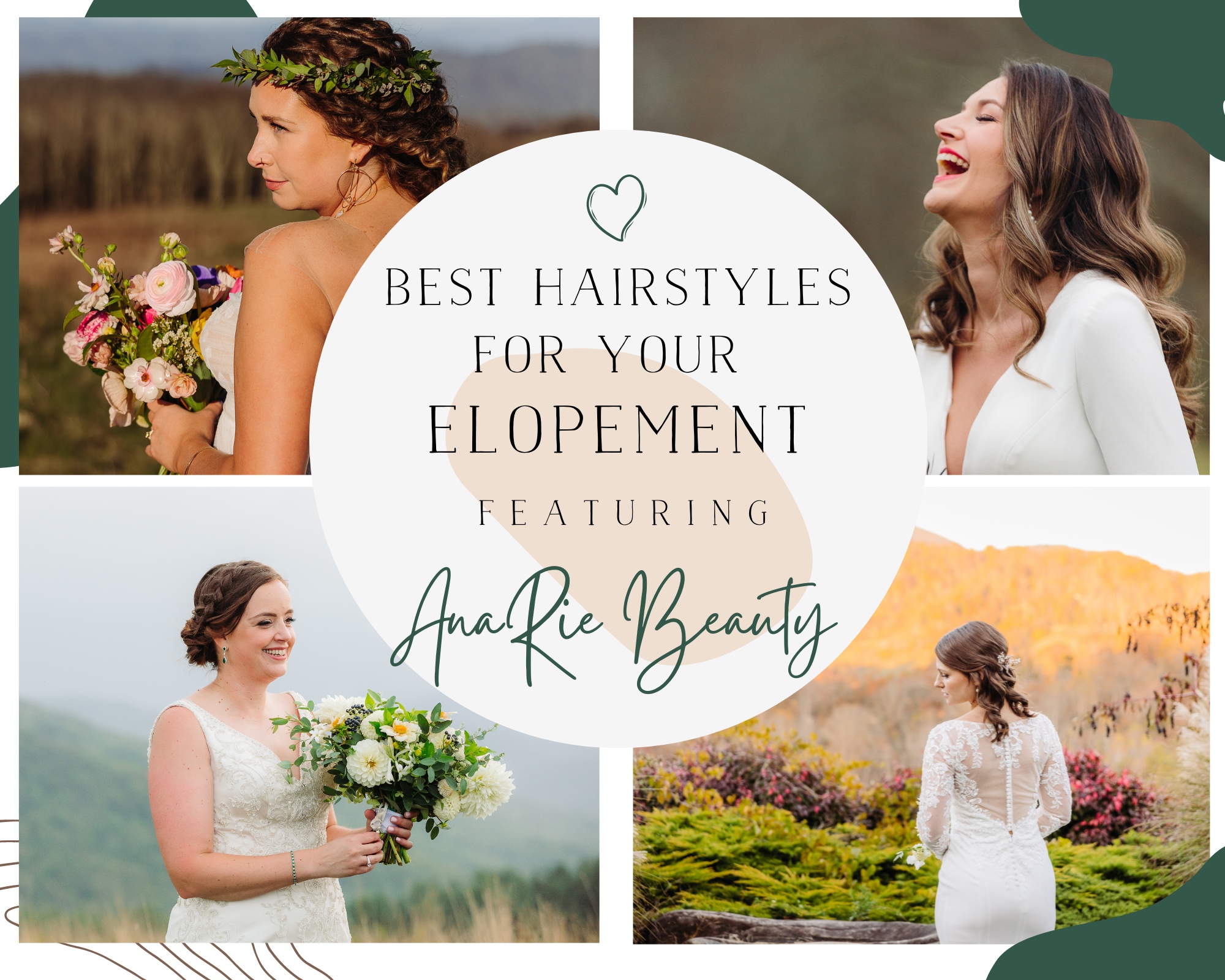 Best Hairstyles for Outdoor Elopements ~ Elope Outdoors