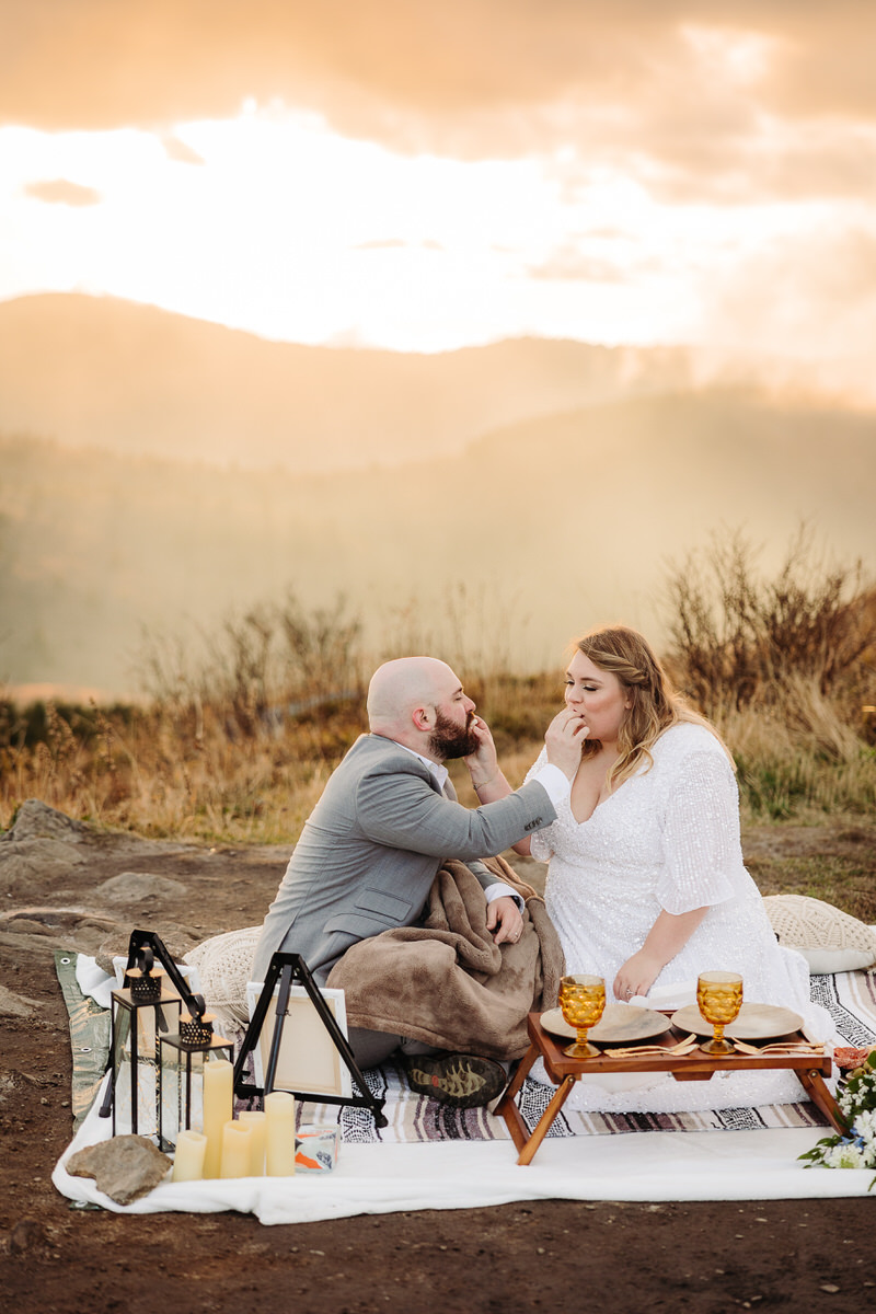 Dreamy Vow Renewal in Asheville ~ Elope Outdoors