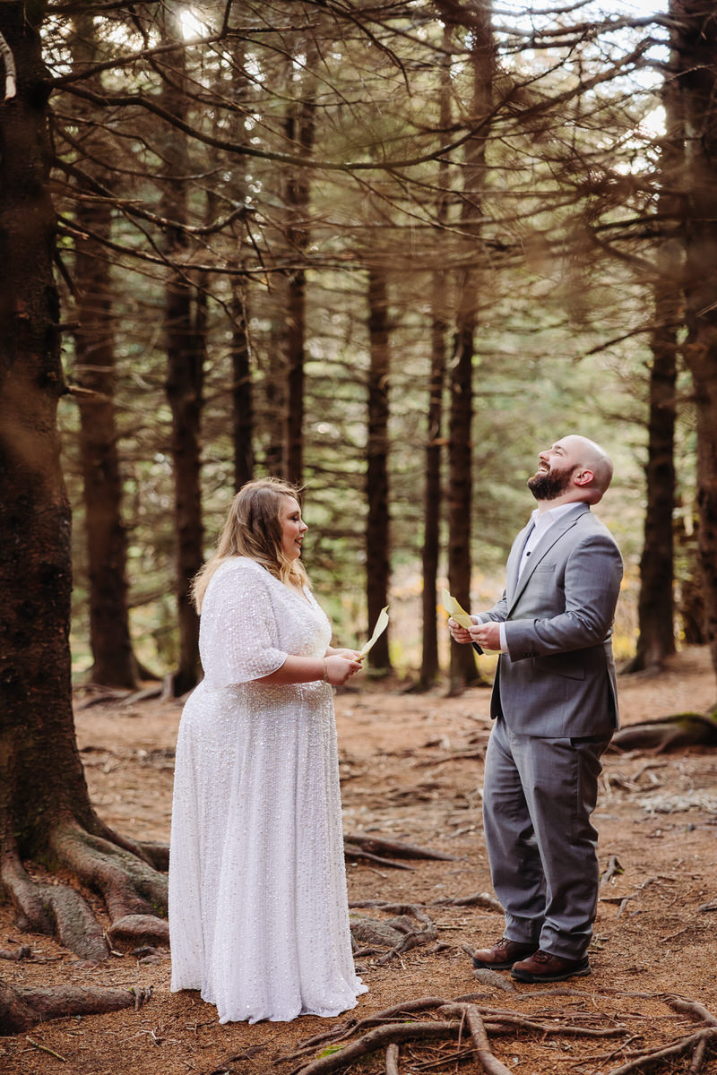 Dreamy Vow Renewal in Asheville ~ Elope Outdoors